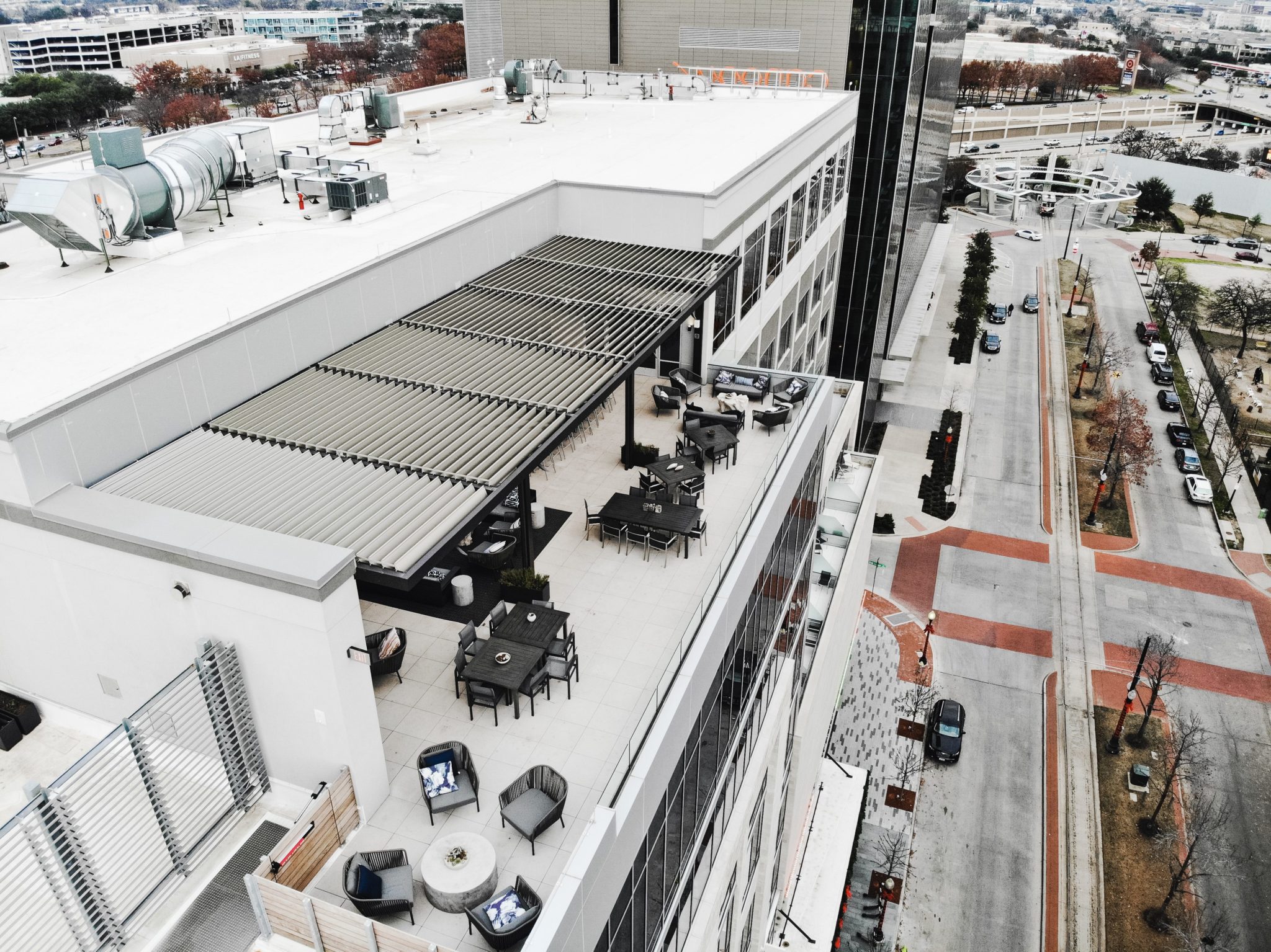 Rooftop Bars Reimagined by Pergolas - Equinox Roof